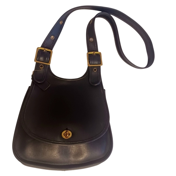Coach | Bags | Vtg Coach Berkeley Crescent Saddle Shoulder Bag 9s ...